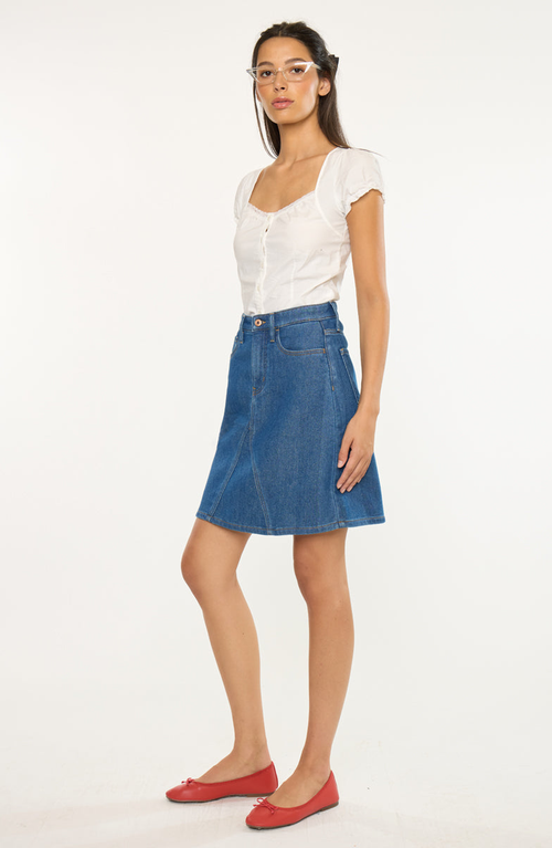 KANCAN Trina High-Rise Denim Skirt